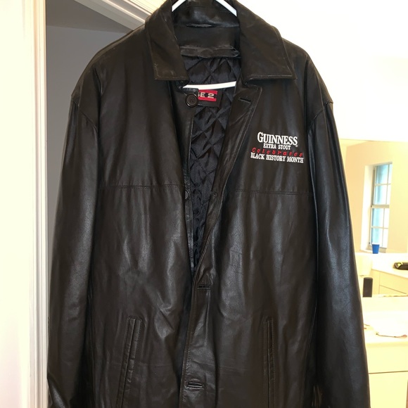 Phase 3 | Jackets & Coats | Vintage Guinness Blackhistory Month Leather ...